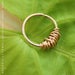 Gold Nose Ring Wire Wrapped Nose Ring Nose Ring Hoop Thin - Etsy