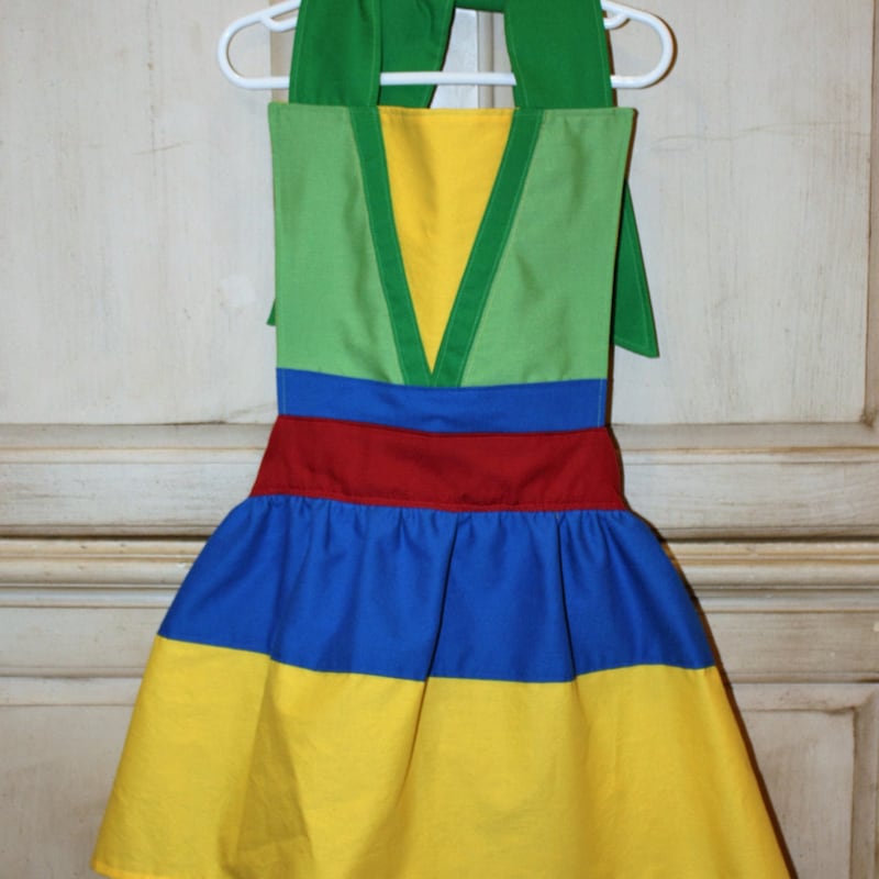Girls Apron Dress - Etsy