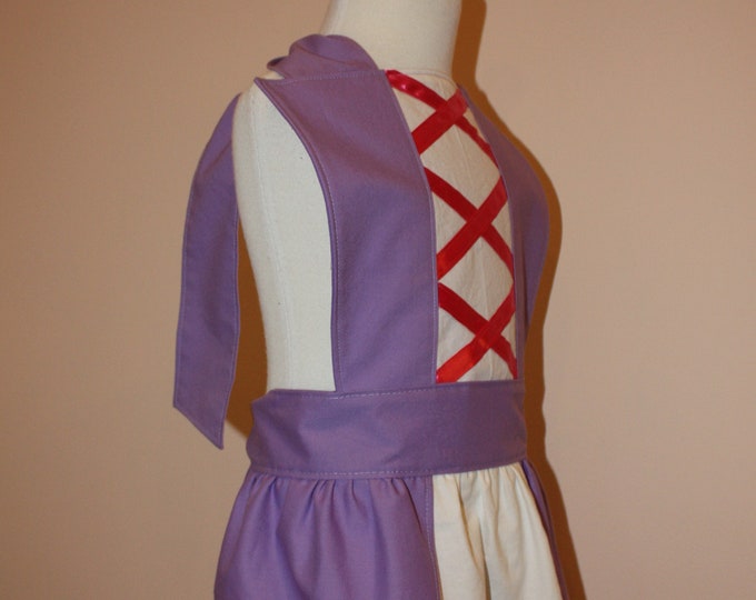 Tangled Rapunzel Apron Costume - Etsy