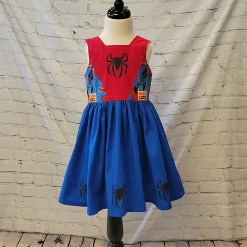 Spiderman Dress - Etsy