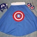 Captain America Inspired Cape, Mask and Wrist Cuffs - Etsy