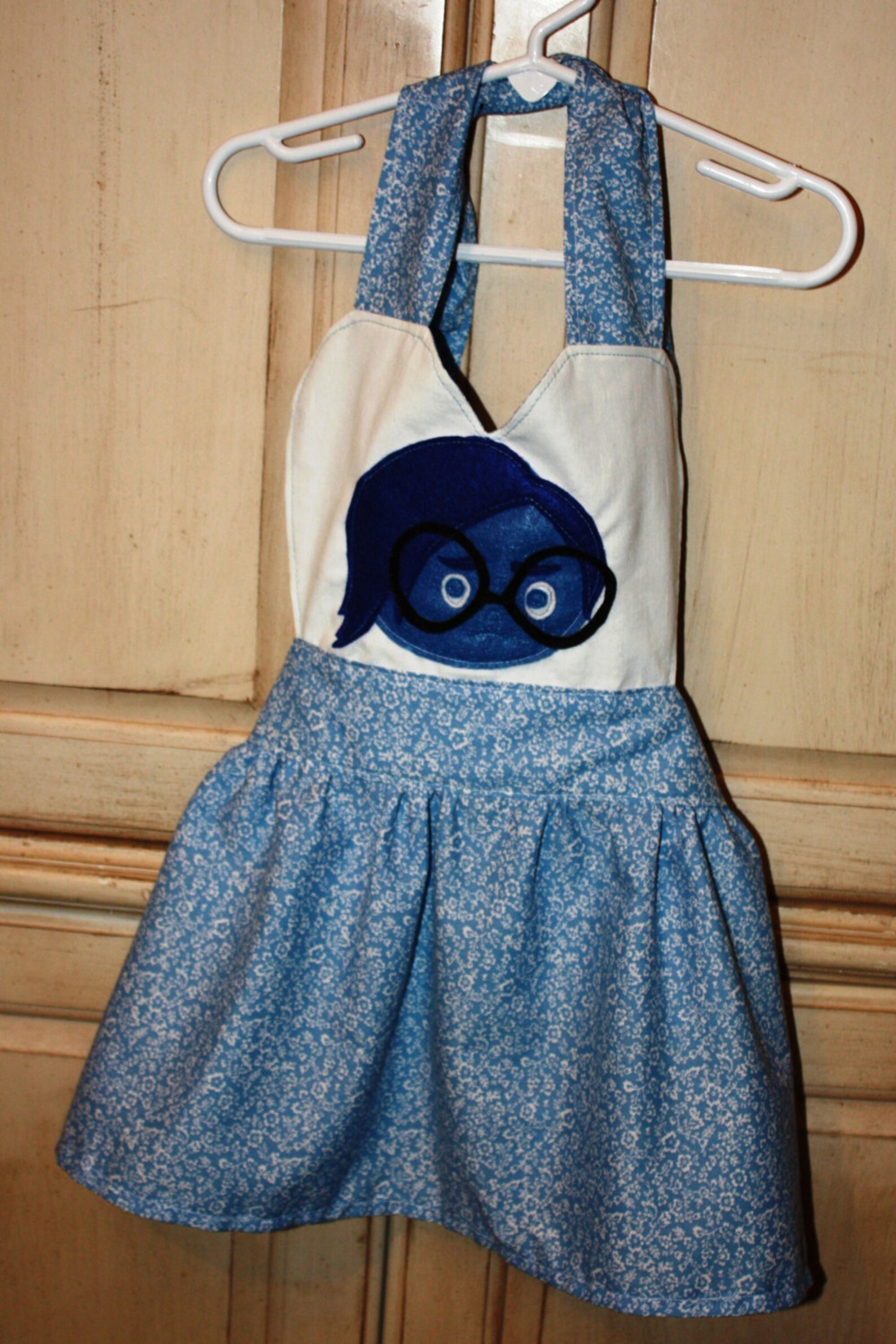 Pixar Inside Out Inspired Sadness Dress up Apron Costume - Etsy