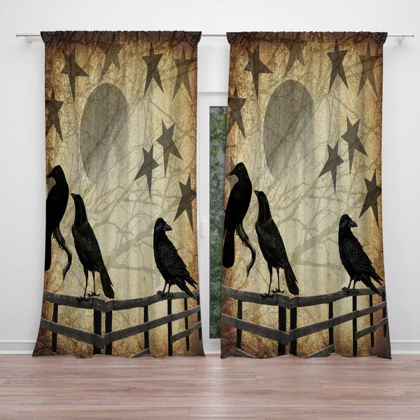 Primitive Curtains - Etsy