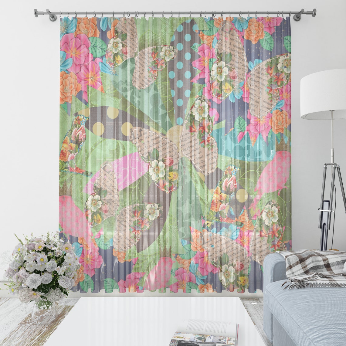 Boho Window Curtains | Etsy