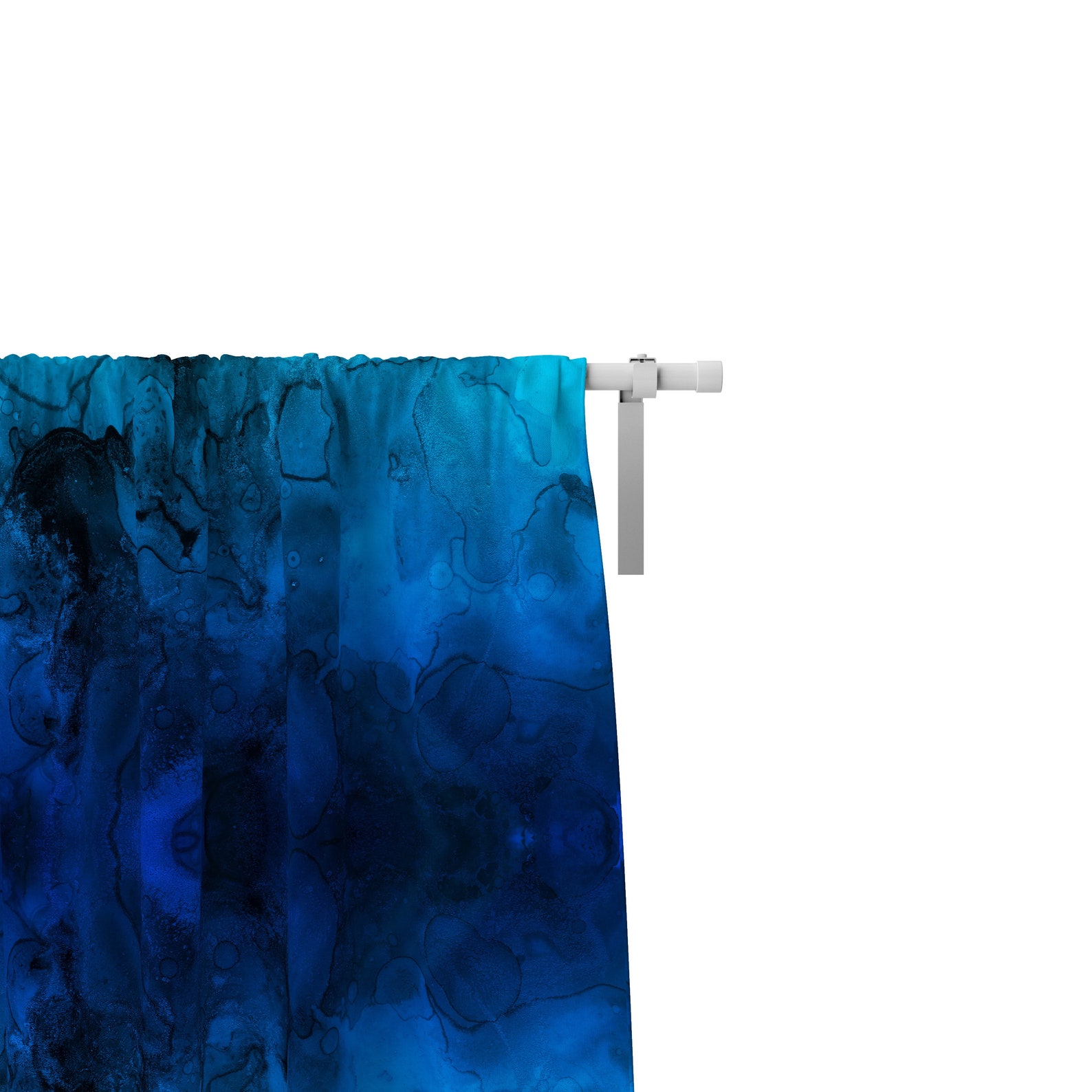 Blue Waters Window Curtains - Etsy