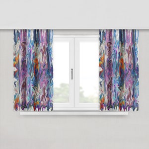 Boho Chic Window Curtains Funky Elegance - Etsy