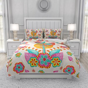 Nordic Folk Art Comforter Duvet Cover Pillow Shams - Etsy