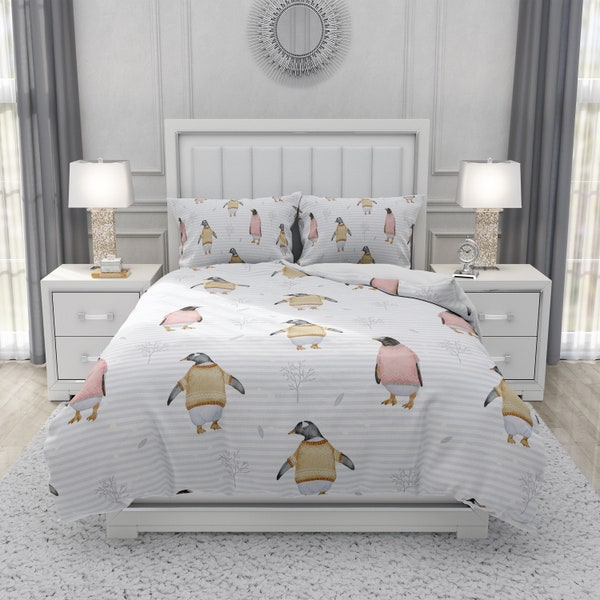 Penguin Bedding - Etsy