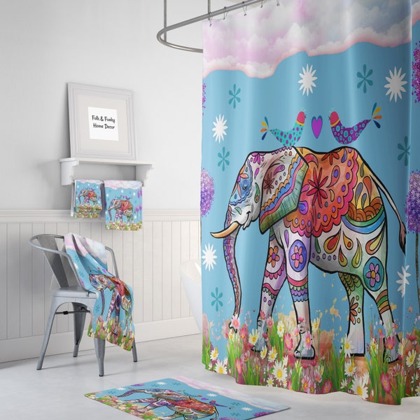 Artsy Shower Curtain - Etsy