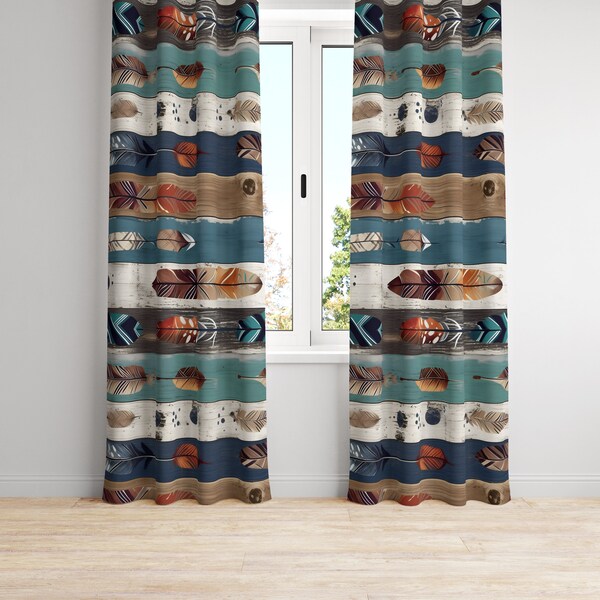 Rustic Window Curtains - Etsy