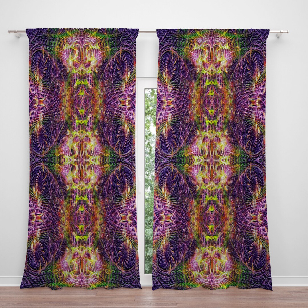 Boho Window Curtains, Valance ,window Treatments, Hippie Decor - Etsy