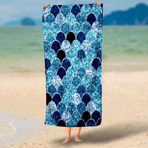 Mermaid Towel - Etsy