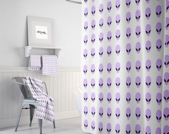 Alien Shower Curtain - Etsy