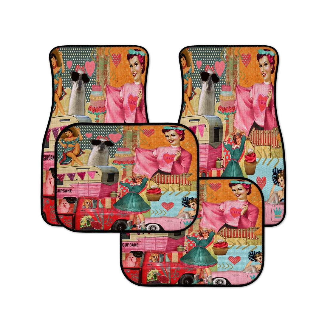 Retro Camper Car Mats - Etsy
