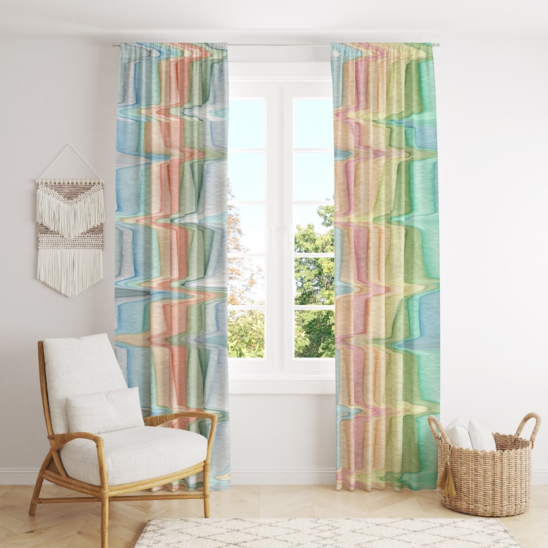 Pastel Curtains - Etsy