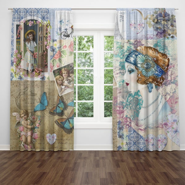 Victorian Curtains - Etsy