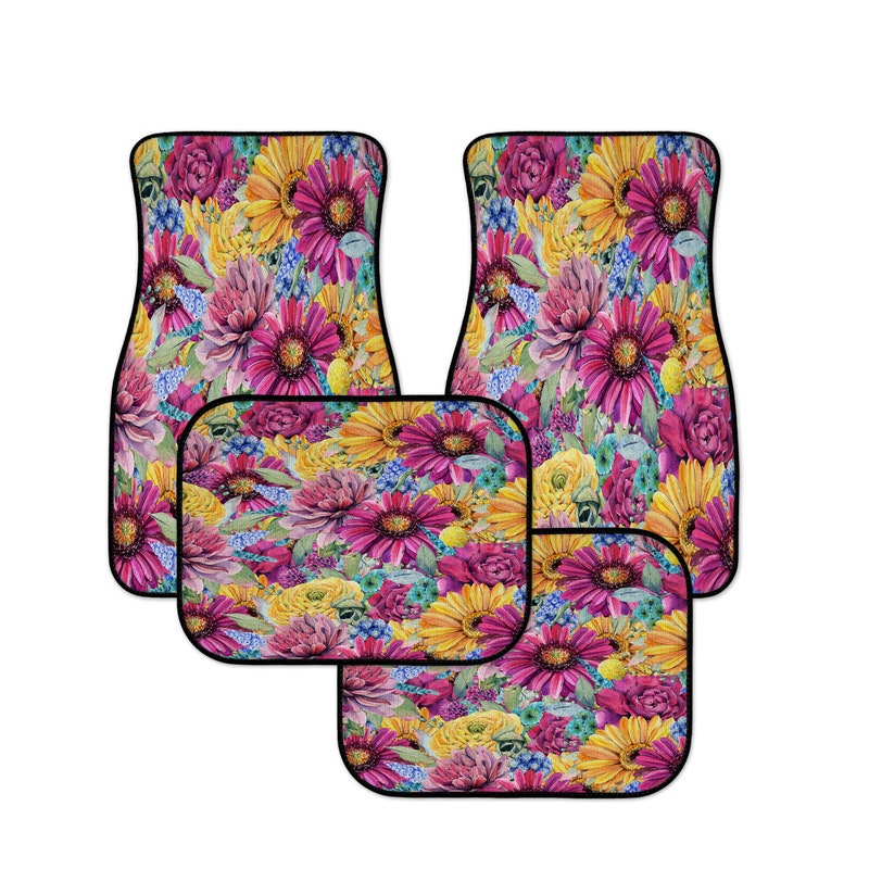 Floral Car Mats - Etsy