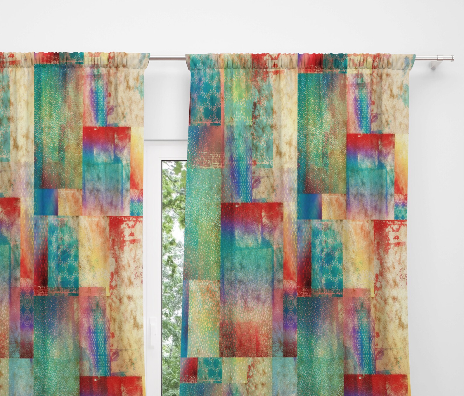 Boho Chic Window Curtains Gypsy Sundown Blackout Curtains or | Etsy