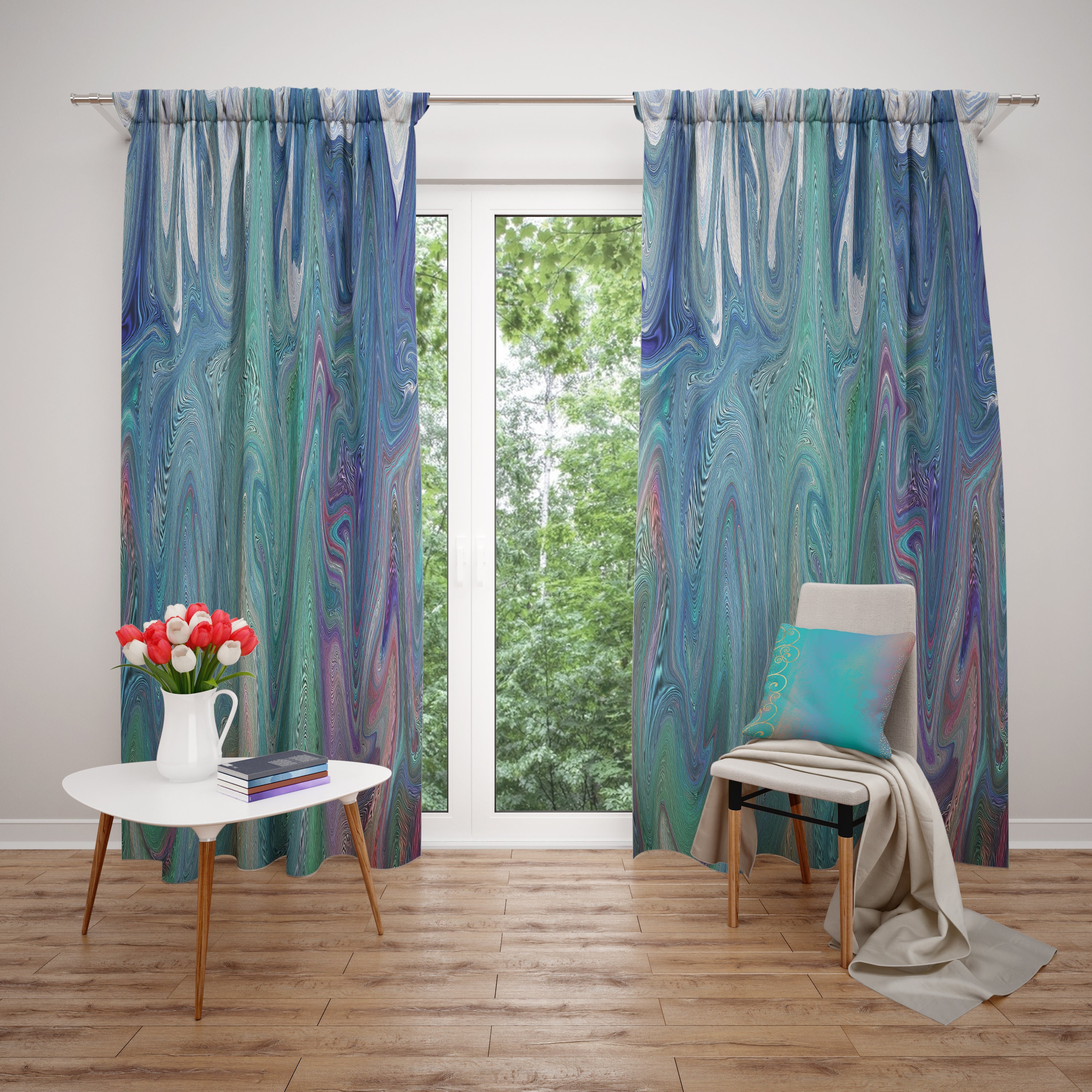 Boho Chic Window Curtains frankie - Etsy Canada