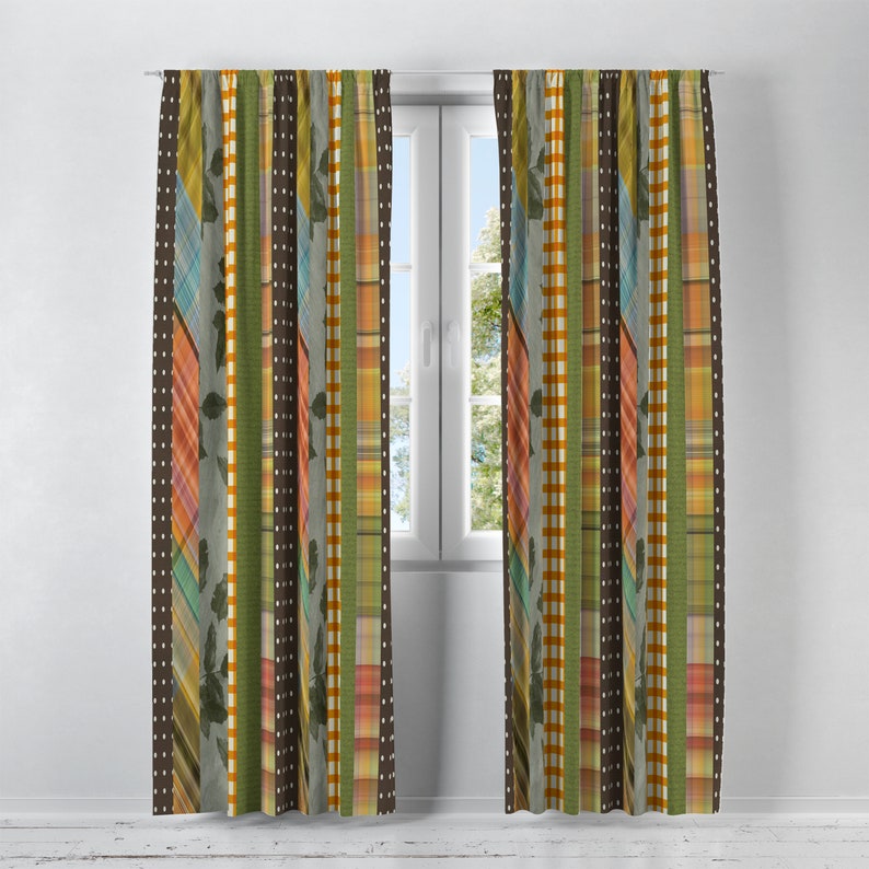 Boho Window Curtains - Etsy
