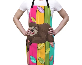 Sloth Apron by Salvador Kitti Support Wildlife Conservation - Etsy