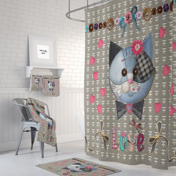 Farmhouse Shower Curtain - Etsy