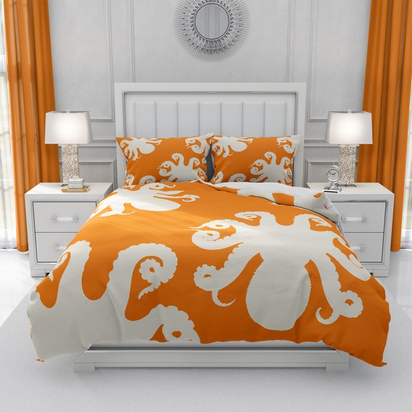 Orange Bedding - Etsy