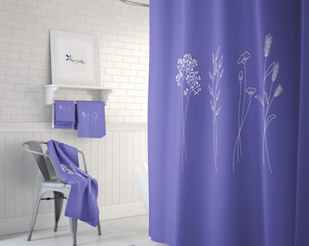 Peri Shower Curtain | Etsy