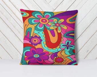 Hippie Pillow - Etsy