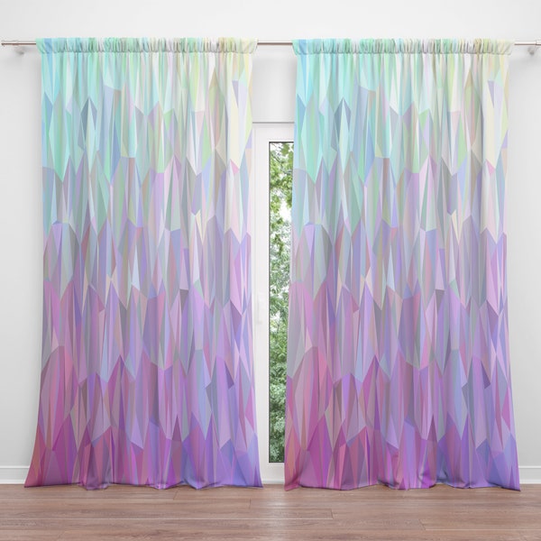 Pastel Curtains - Etsy