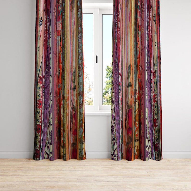 Gypsy Spirit Window Curtains - Etsy