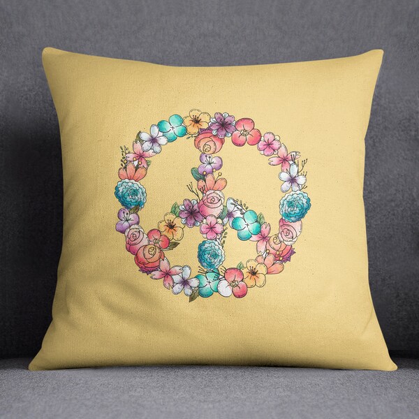 Peace Pillow - Etsy