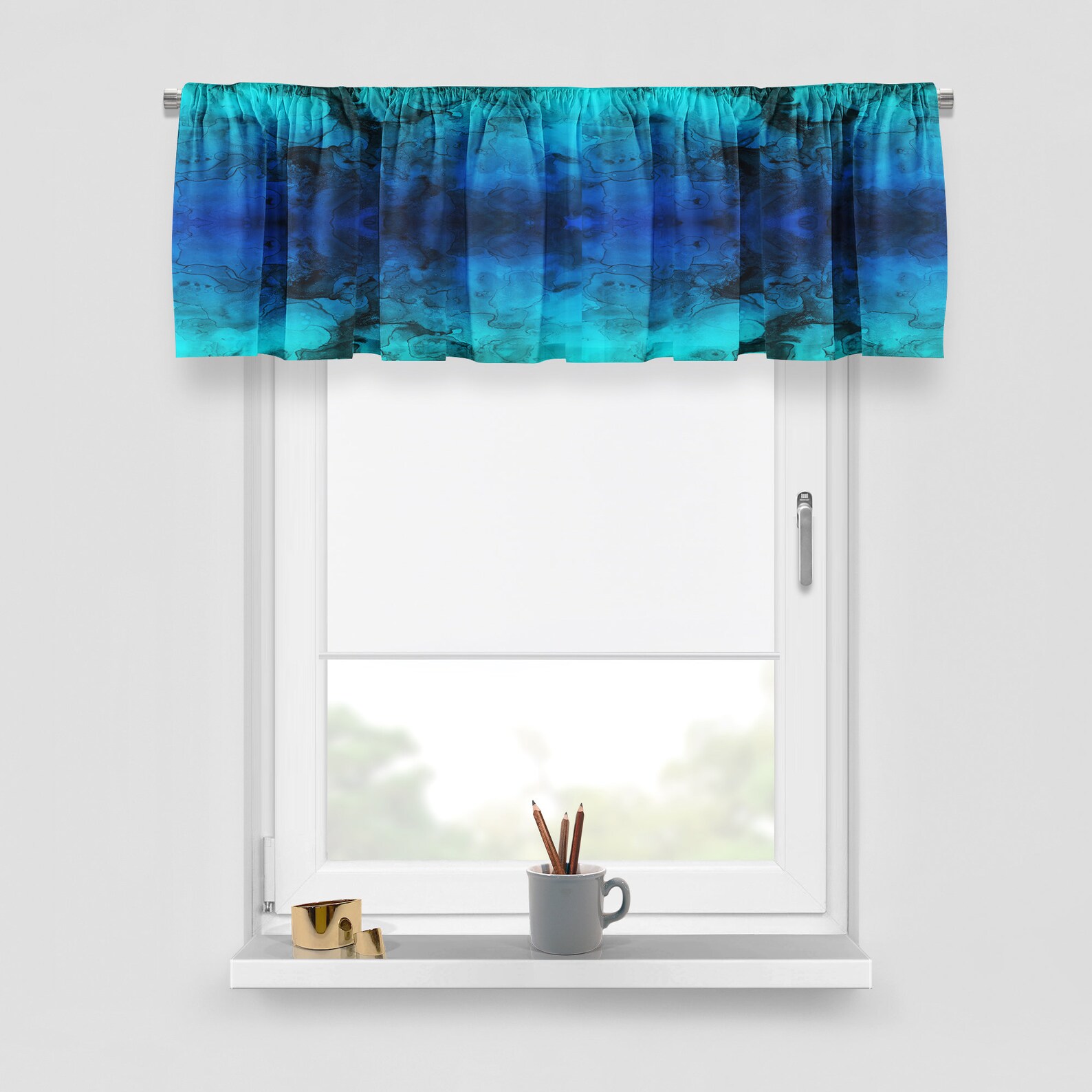 Blue Waters Window Curtains - Etsy