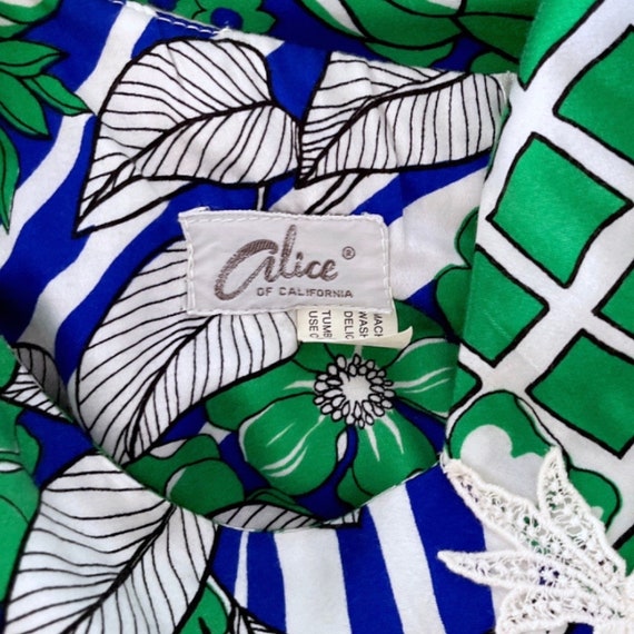 Vintage 1970s Alice of California Hawaiian Psychedeli… - Gem