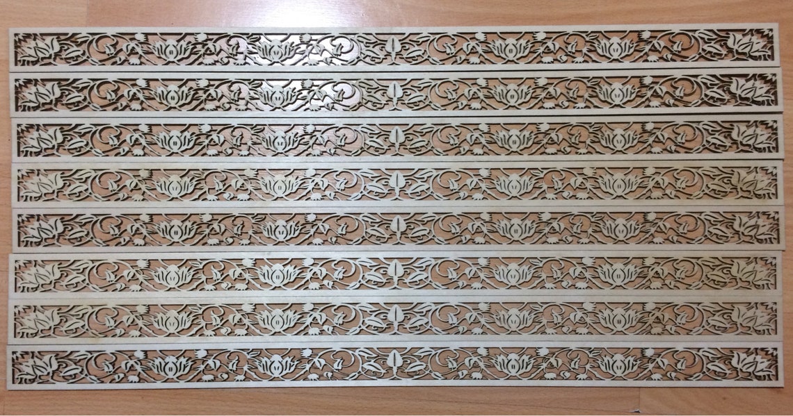Fretwork Filigree Decorative Strips - Etsy UK