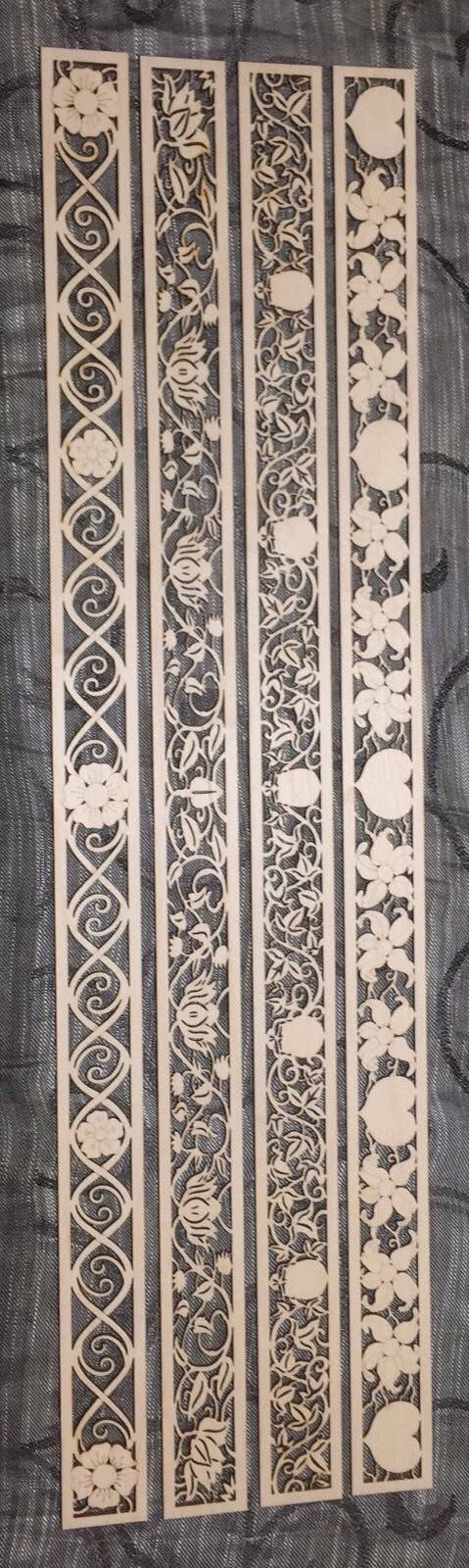 Fretwork Filigree Decorative Strips - Etsy UK
