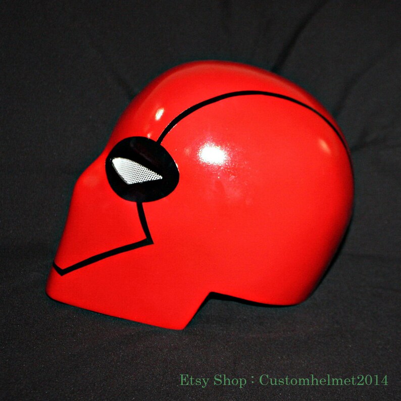 Jason Todd the Red Hood Helmet Halloween Mask for Cosplay - Etsy