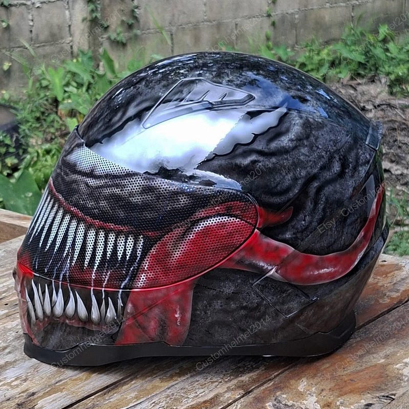 Venom Motorcycle Helmet - Etsy