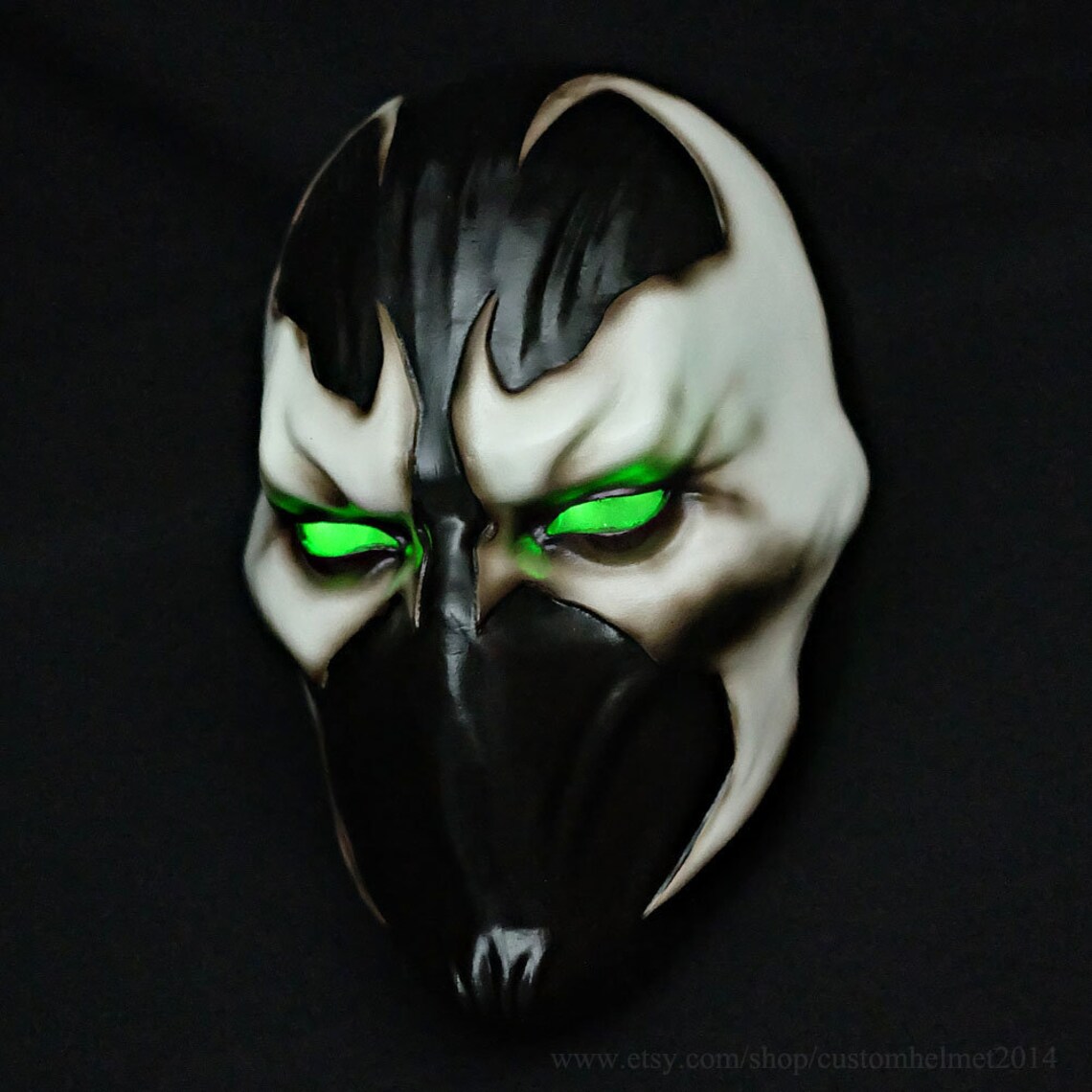 LED Mortal Kombat Spawn Helmet Mask Halloween Costume Cosplay | Etsy