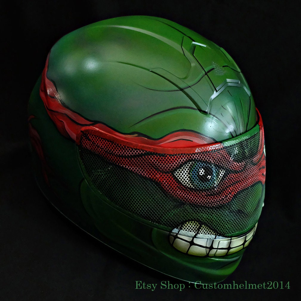 Custom Ninja Turtles helmet Custom motorcycle helmet | Etsy