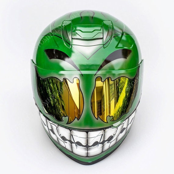 DOT Custom Motorcycle Helmet for Superbike Rider Riding Green - Etsy