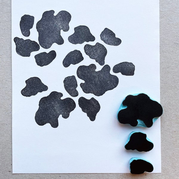 Cow Rubber Stamp - Etsy
