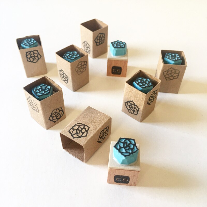 Mini Rubber Stamp - Etsy