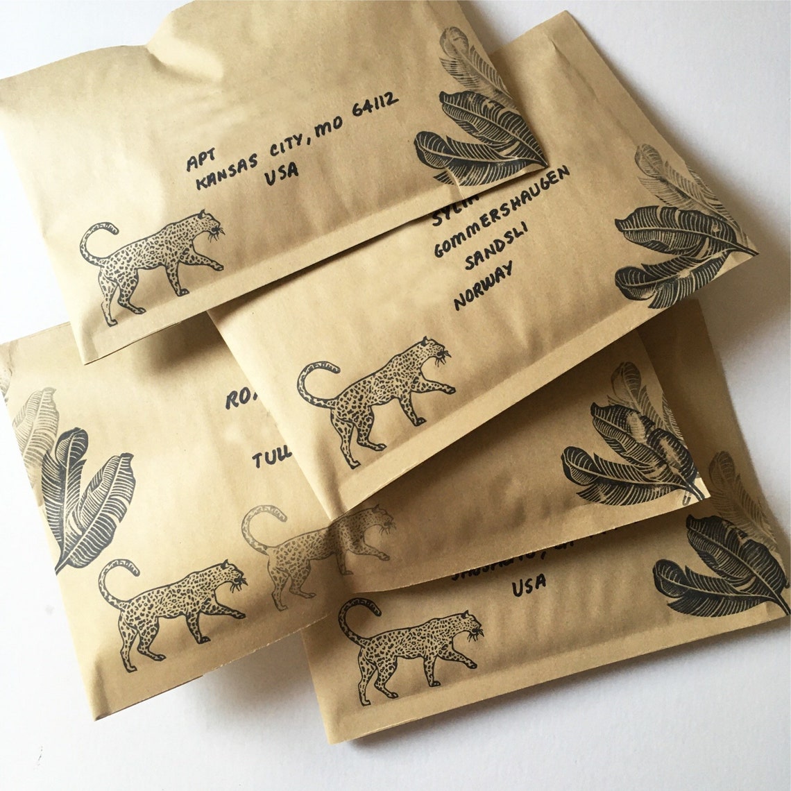 Leopard Rubber Stamp Hand Carved Stamp of a Leopard to Make - Etsy