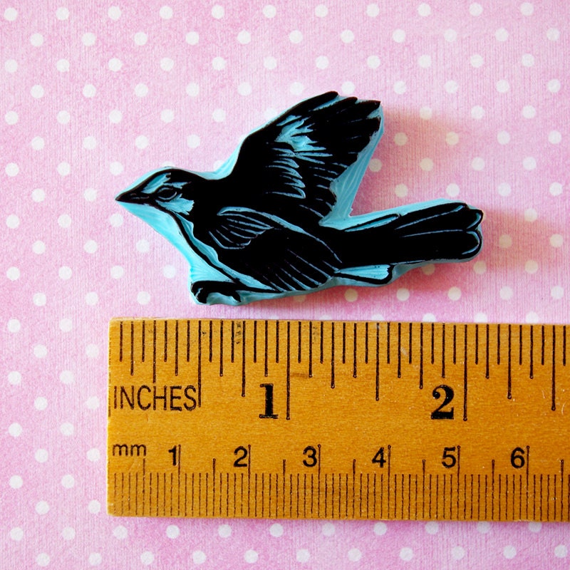 Bird Rubber Stamp Mockingbird Mounted Stamps Hand Carved | Etsy
