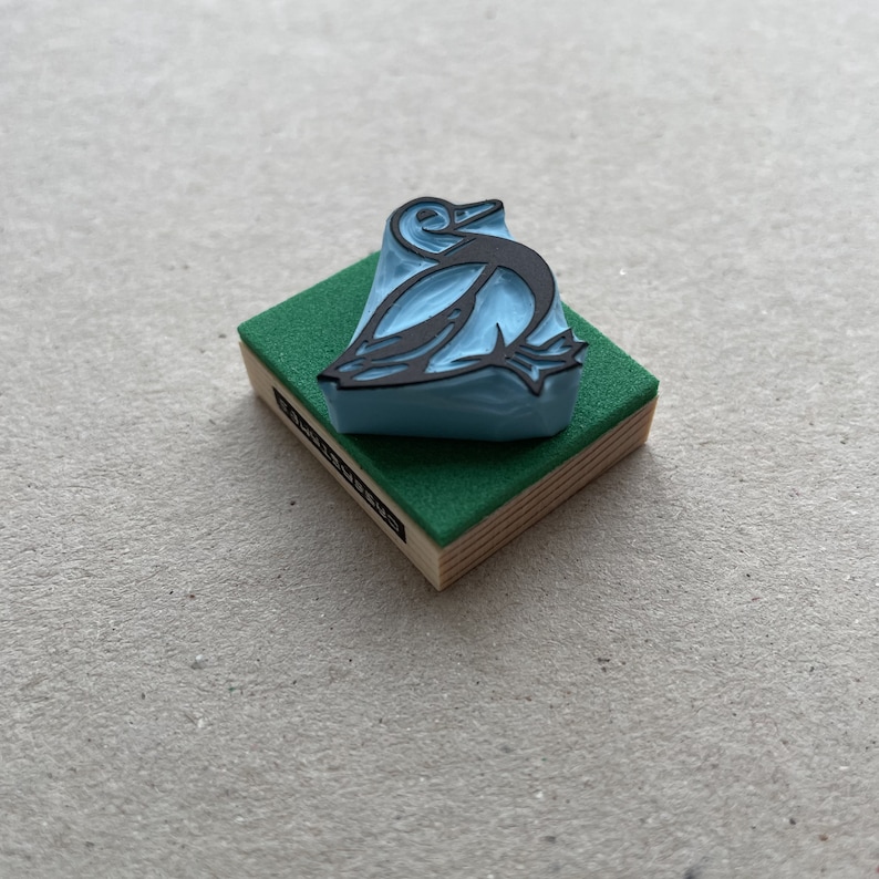 Duck Rubber Stamp Hand Carved Stamp for Craft Projects - Etsy