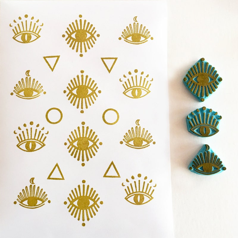 Eye Rubber Stamp - Etsy