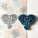 Elephant Rubber Stamp, Hand Carved Stamp, Elephant, Thai, Thai Elephant ...