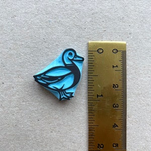 Duck Rubber Stamp, Hand Carved Stamp for Craft Projects - Etsy