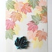 Autumn Leaf Stamp, Rubber Stamp, Hand Carved, Fall Decor, Autumn ...